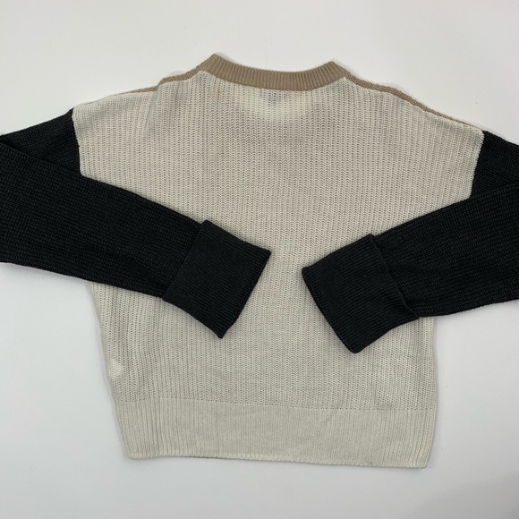 Splendid | Sweaters | Splendid S Crew Neck Sweater Color Block Black ...